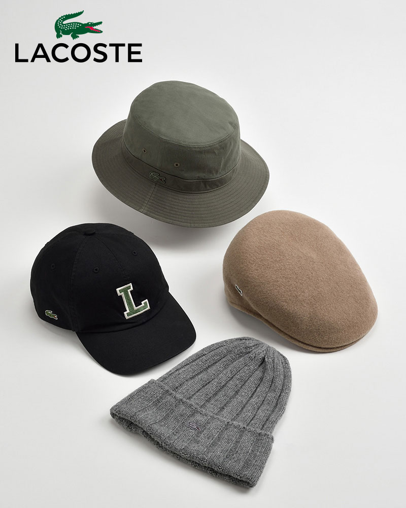 ラコステ バケットハット RENE BUCKET HAT（ルネ バケットハット） L7133 オフホワイト | 帽子通販 時谷堂百貨【公式】
